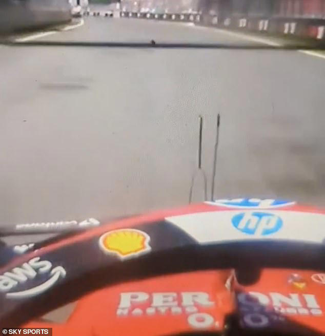 The shocking moment Lewis Hamilton is left 'devastated' after hitting a ...