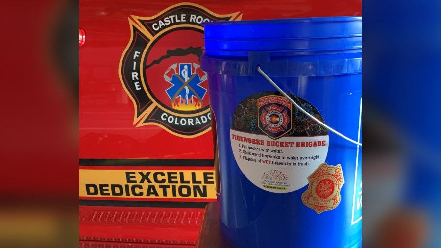 Castle Rock launches ‘Bucket Brigade’ to promote safe disposal of fireworks