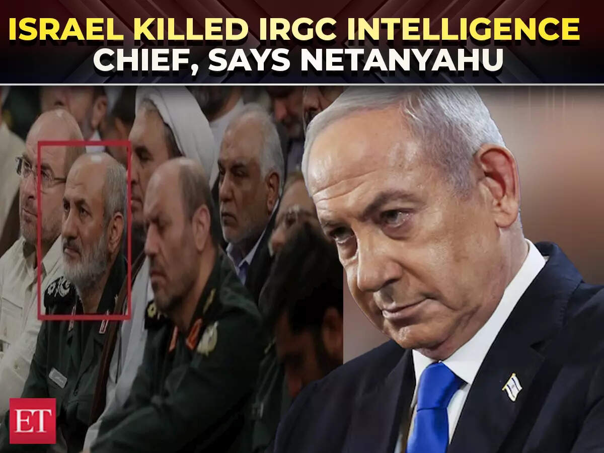 Netanyahu claims Israeli attacks killed Iranian intelligence chief ...