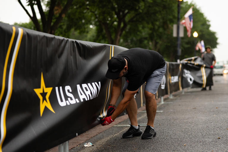 A day after Trump’s military parade, a quiet return to normalcy