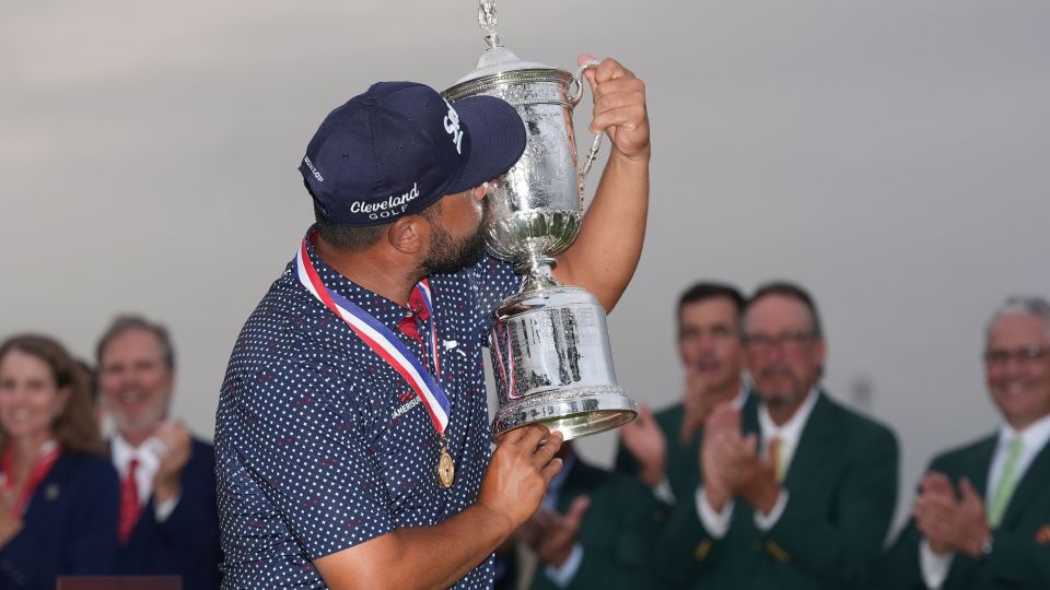 2025 US Open winner J.J. Spaun speaks to CNN Sports after dramatic win