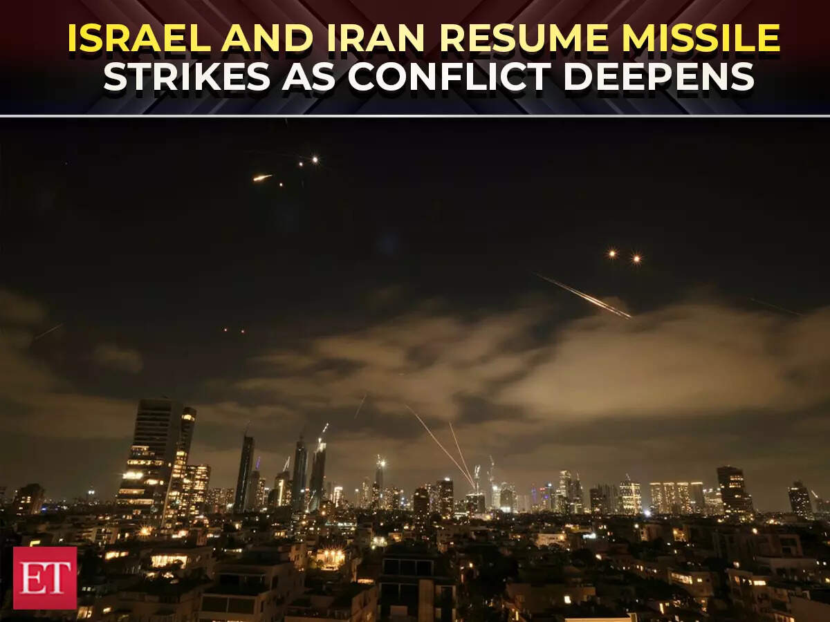 Middle East crisis: Israel and Iran resume missile strikes as conflict ...