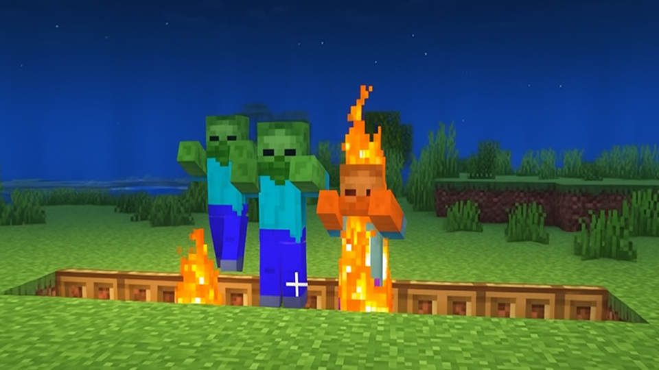 How to Build a Zombie Farm in Minecraft 🧟 | XP & Loot Grinder Tutorial