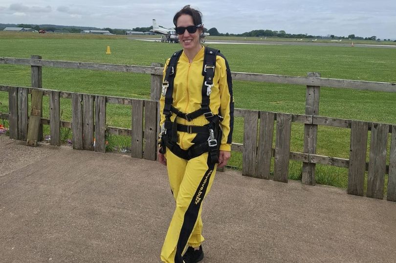 Mum-of-four dies in skydiving accident as partner and son watch in horror