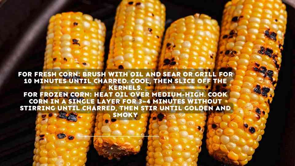 Sweet and Smoky Charred Corn Salad