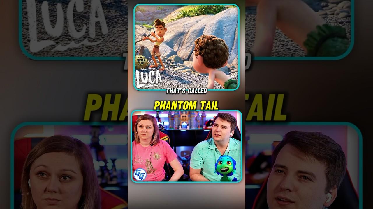 Phantom Tail! 👀 Pixar’s Luca Reaction!