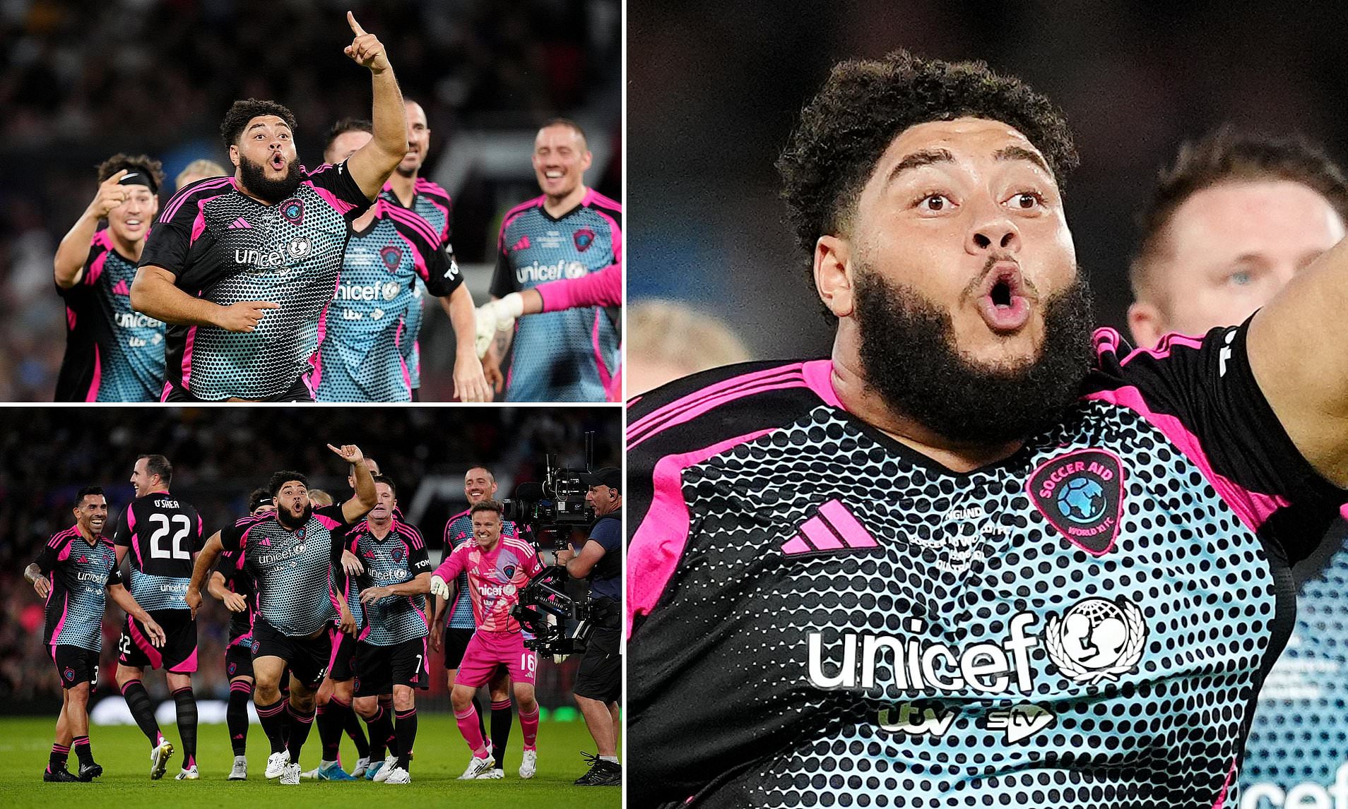 Big Zuu scores WINNER at Soccer Aid - after predicting he would score