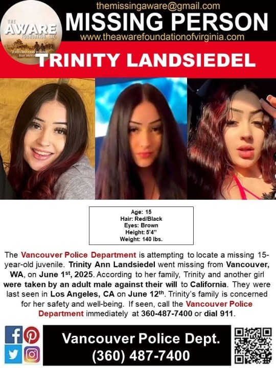 Mother of missing Washington teen says she is being trafficked in Los ...