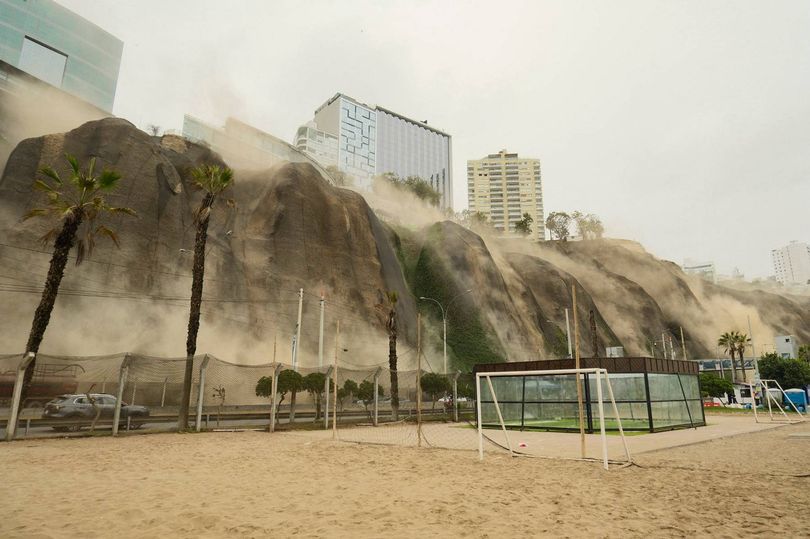 Man killed by falling wall as 5.6 magnitude earthquake sparks landslide
