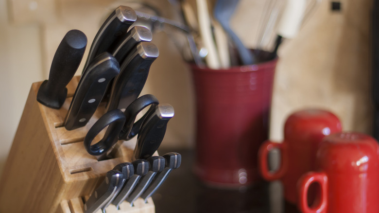 This Simple DIY Knife Block Adds A Whimsical Touch To Your Kitchen