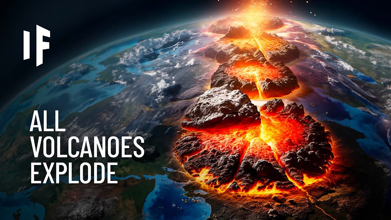 What would happen if all supervolcanoes erupt tomorrow?