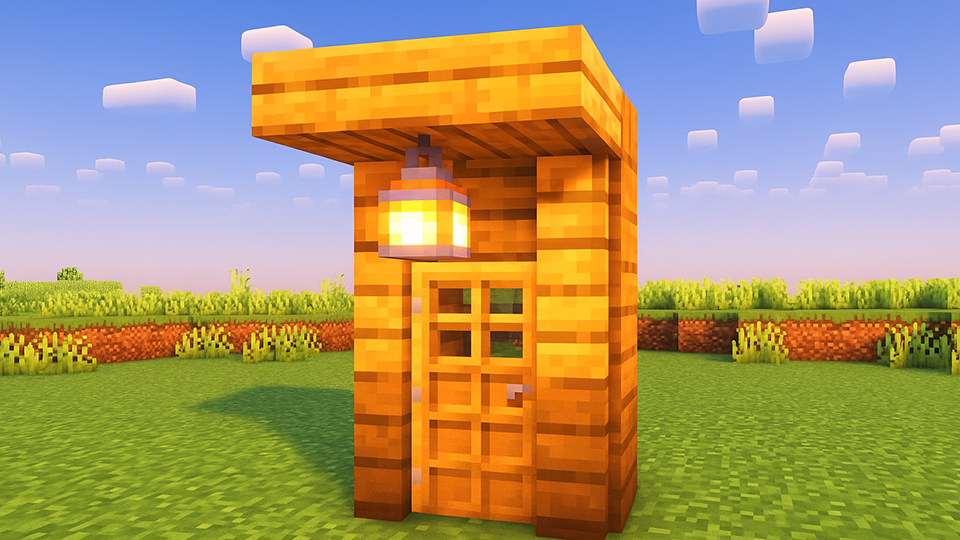 How to Build a 1x1 House in Minecraft 🏠 | Tiny Survival Base Challenge!