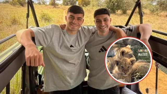 El exótico destino de Pedri durante sus vacaciones: Avionetas, leones y ...