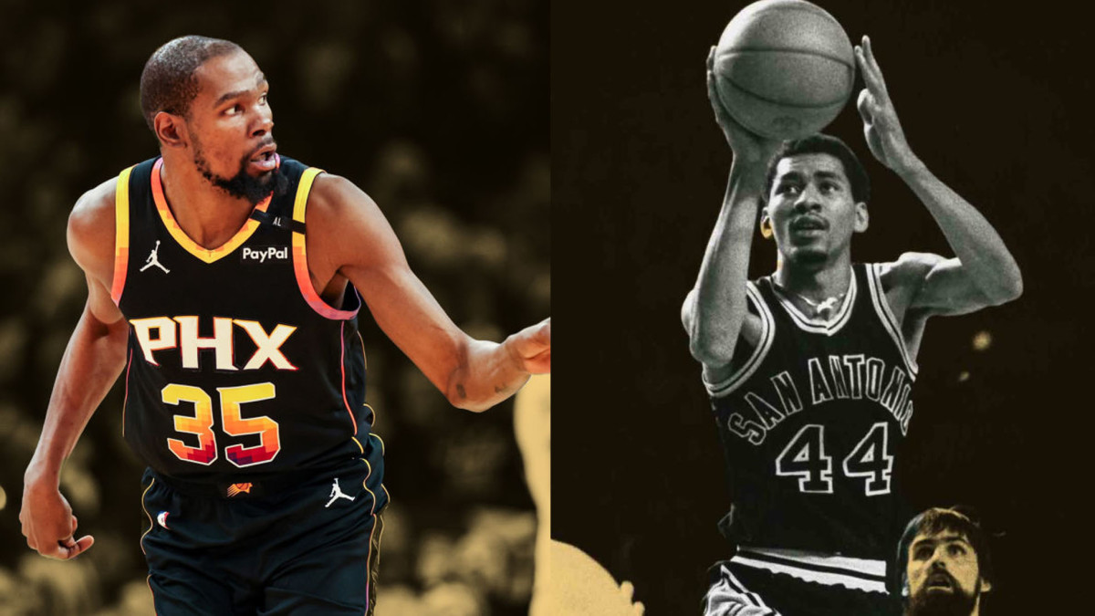 Gervin admits Durant is the only player in the NBA somewhat similar to ...