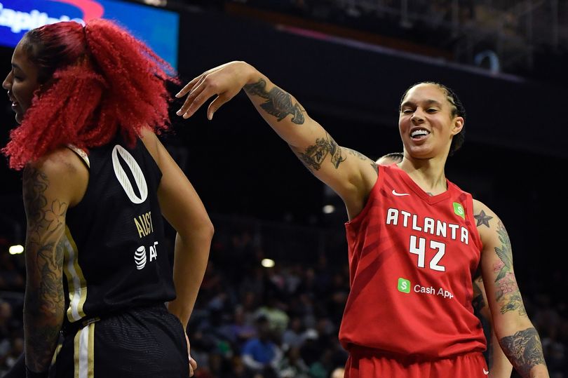 Brittney Griner's reaction to Shakira Austin moment sums it up