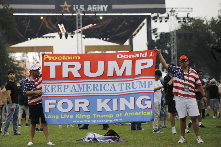 Trump gets his D.C. military parade, but "No Kings" protests cast shadow