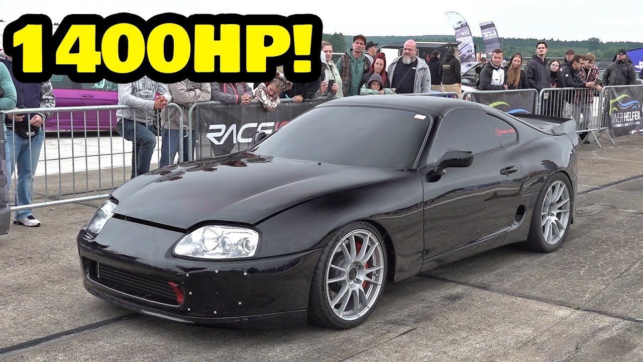 1400PS Supra Mk4 Turbo – Carbon-Bodykit & 0–305 km/h Drag Race!