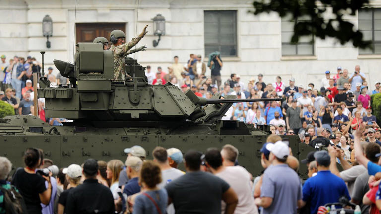 Trump gets his D.C. military parade, but "No Kings" protests cast shadow