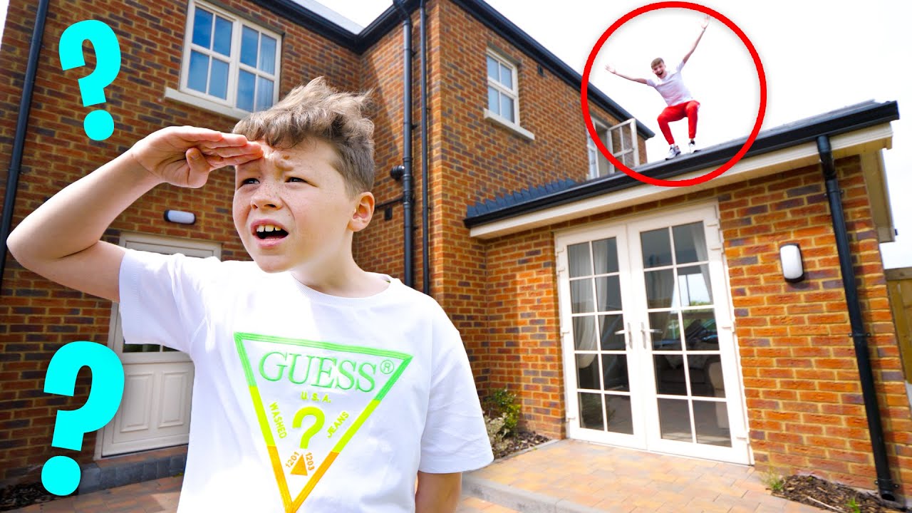 Hide and seek challenge inside our new house