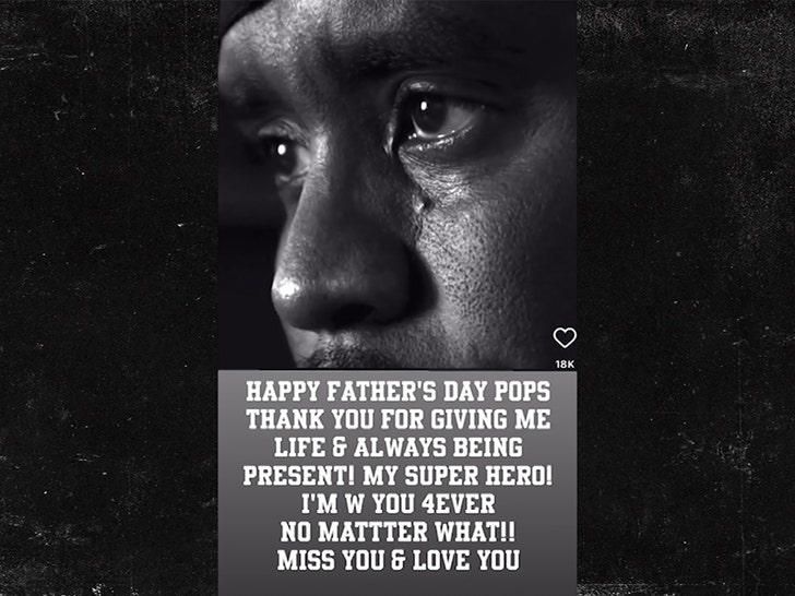 Diddy's Sons Justin and Christian Post Father's Day Messages to Him