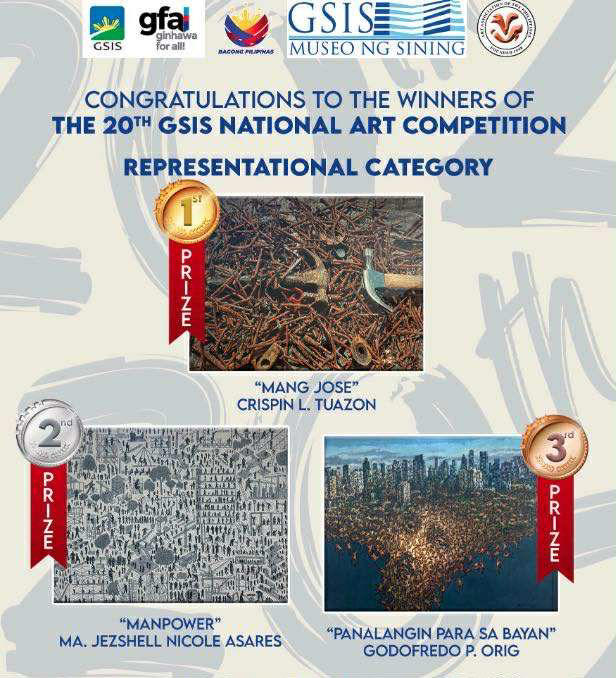 GSIS hails new national art tilt winners