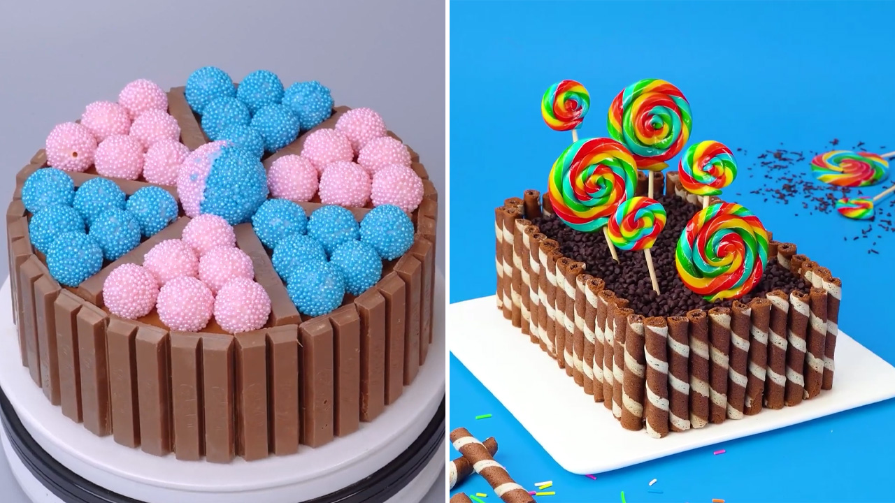 KitKat Candy Cake vs Rainbow Lollipop Garden – Which Sweet Party Cake Wins? 🍫🍭 | Cake Videos