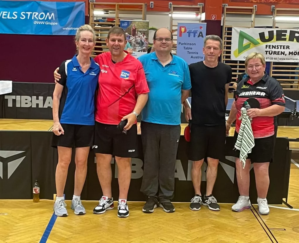 Parkinson-Tischtennis: Medaillenregen für den TTC Gurnitz