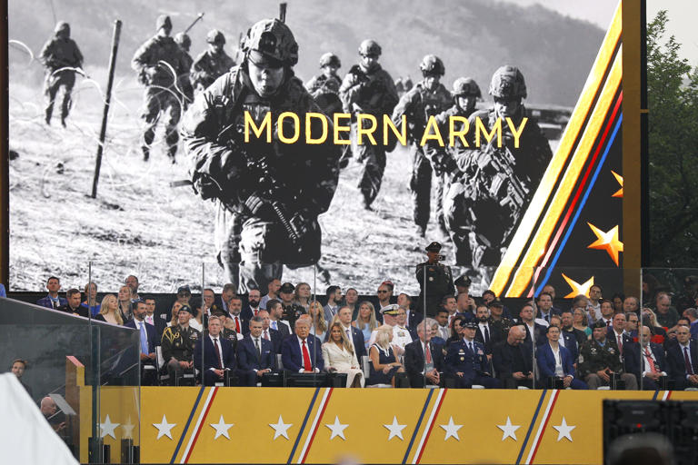 Trump gets his D.C. military parade, but "No Kings" protests cast shadow