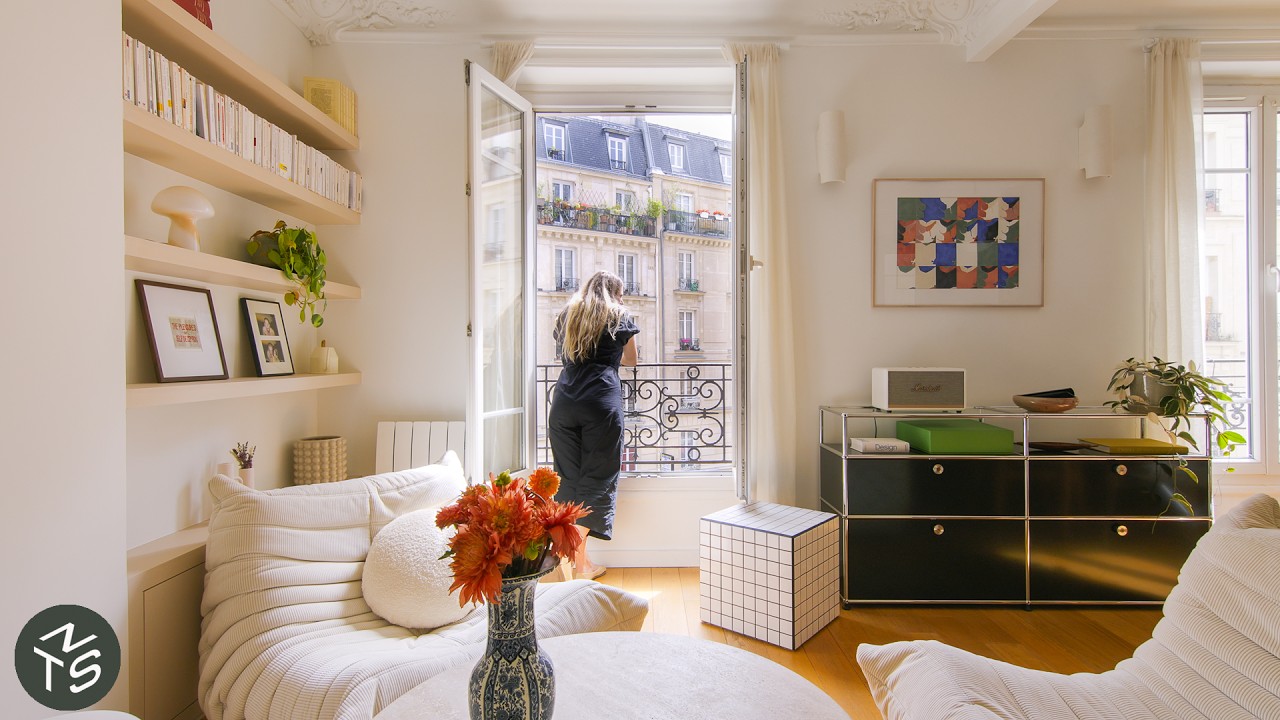 Bespoke Airy Paris Small Apartment, 47sqm/505sqft