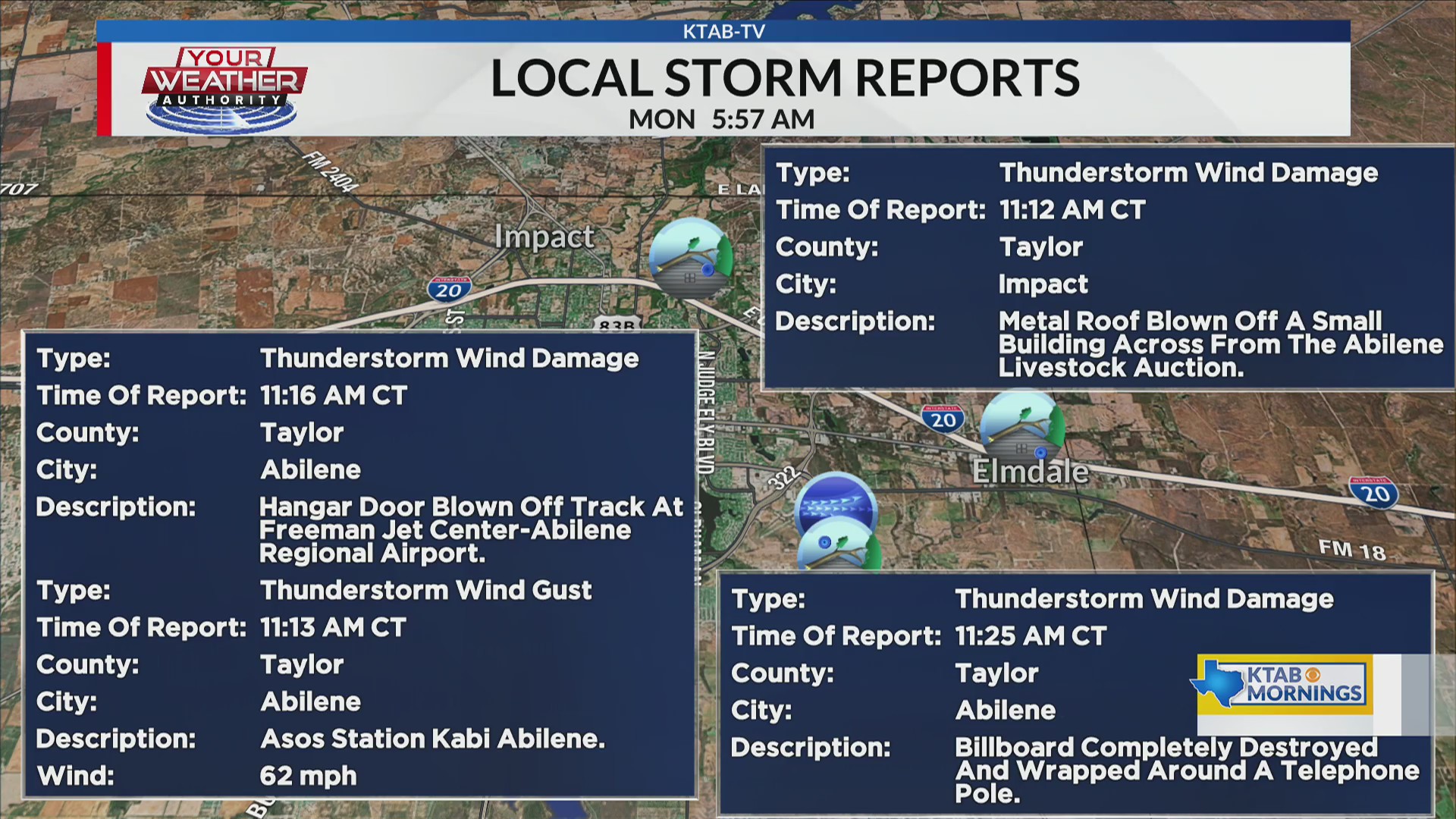 Wake-Up Weather: Father's day storms leave behind wind damage across ...
