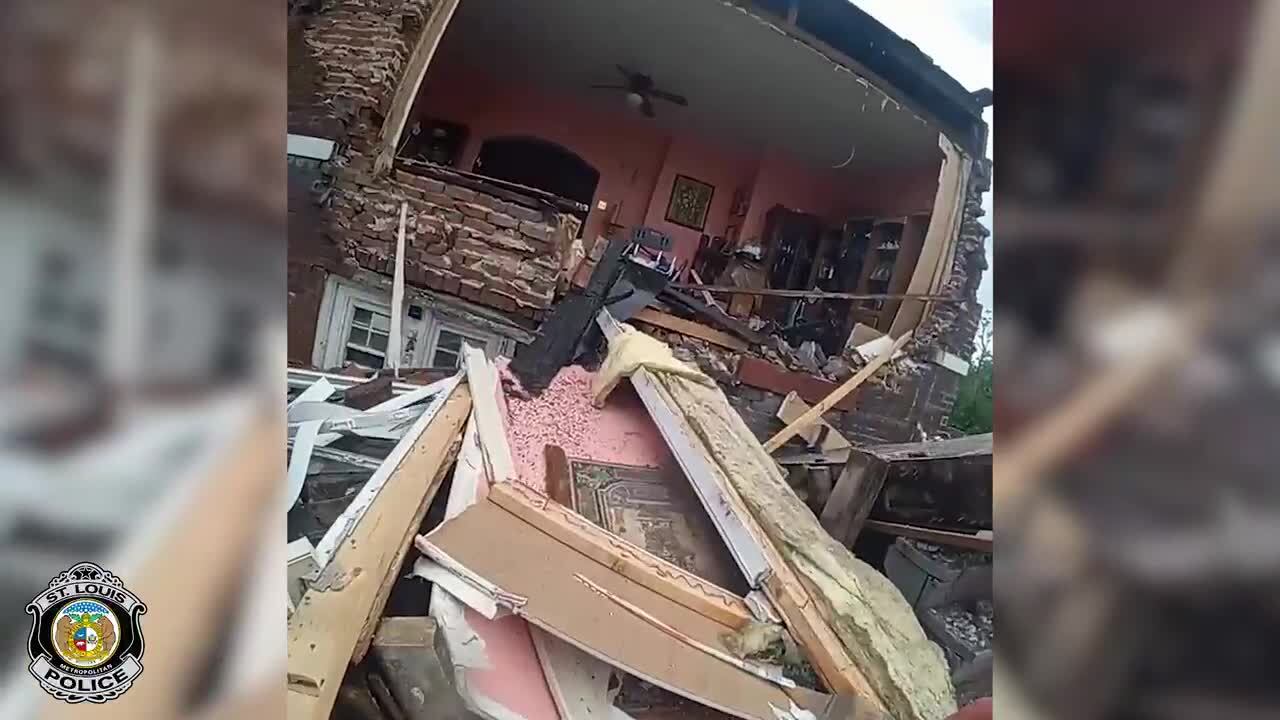 SLMPD releases body camera footage from May 16 tornado