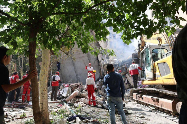 In Tehran, A Grim View Amid The Rubble And Blood