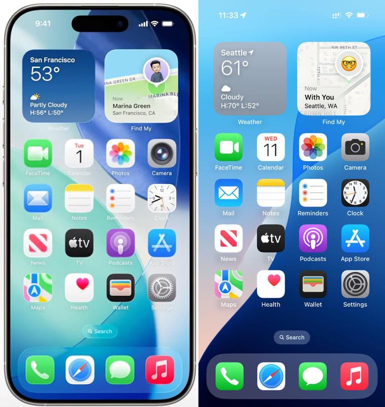 iOS 18 vs. iOS 26: Learn Exactly How Liquid Glass Will Make Your iPhone Look Different
