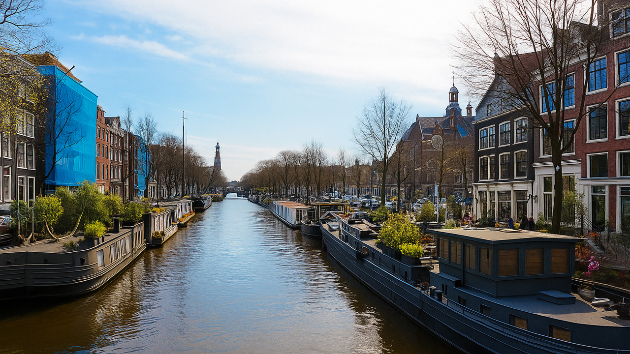 Amsterdam 4K Fottur – Solrik og Lys Dag i Nederland (2025)