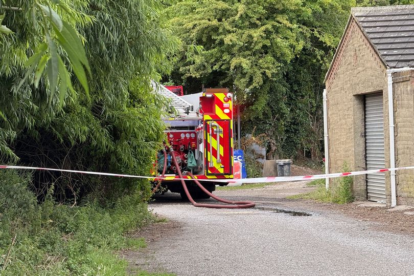 'Homes evacuated' due to fears of ruptured gas pipe after fire at ...