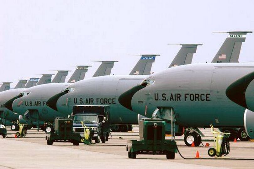 US Air Force planes tracked heading for Europe and Middle East
