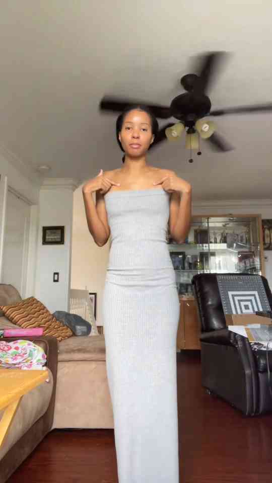 DIY dress transformation that shines beautifully