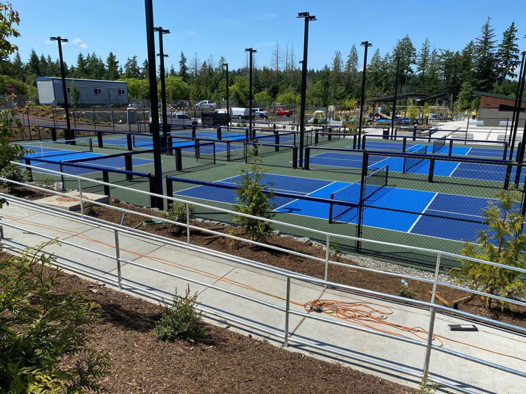 New Pierce County park has pickleball courts and a ship-themed playground