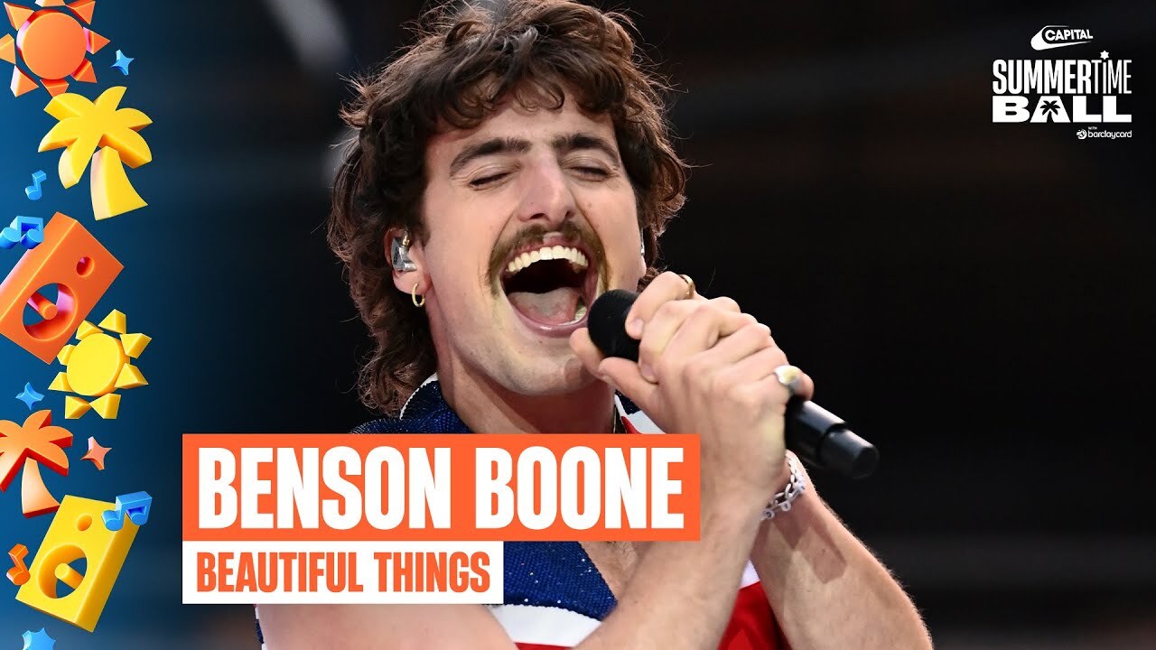 Benson Boone - Beautiful Things (Live at Capital's Summertime Ball 2025 ...