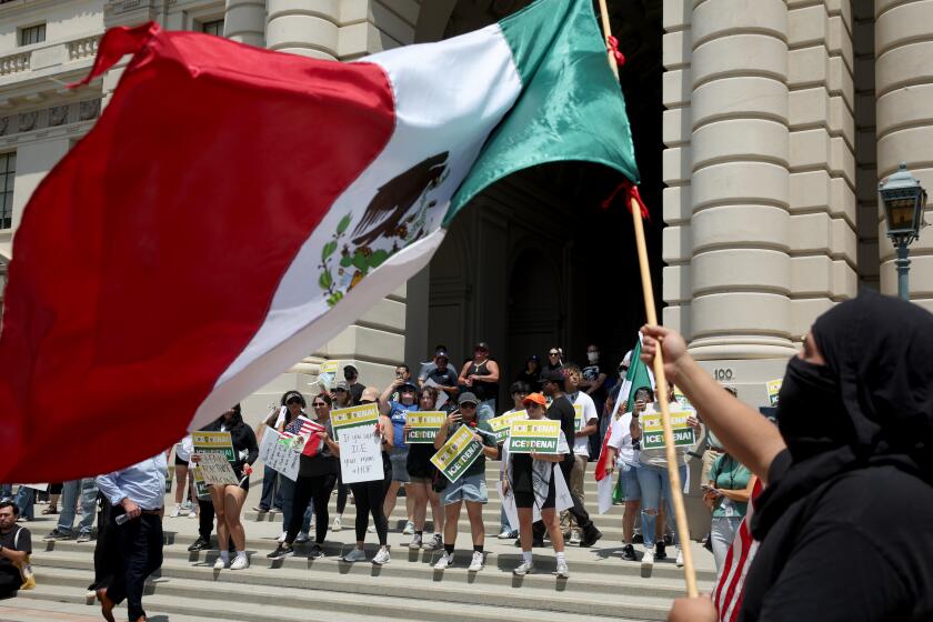 Immigrant protests, unrest in L.A. reverberate in Mexico