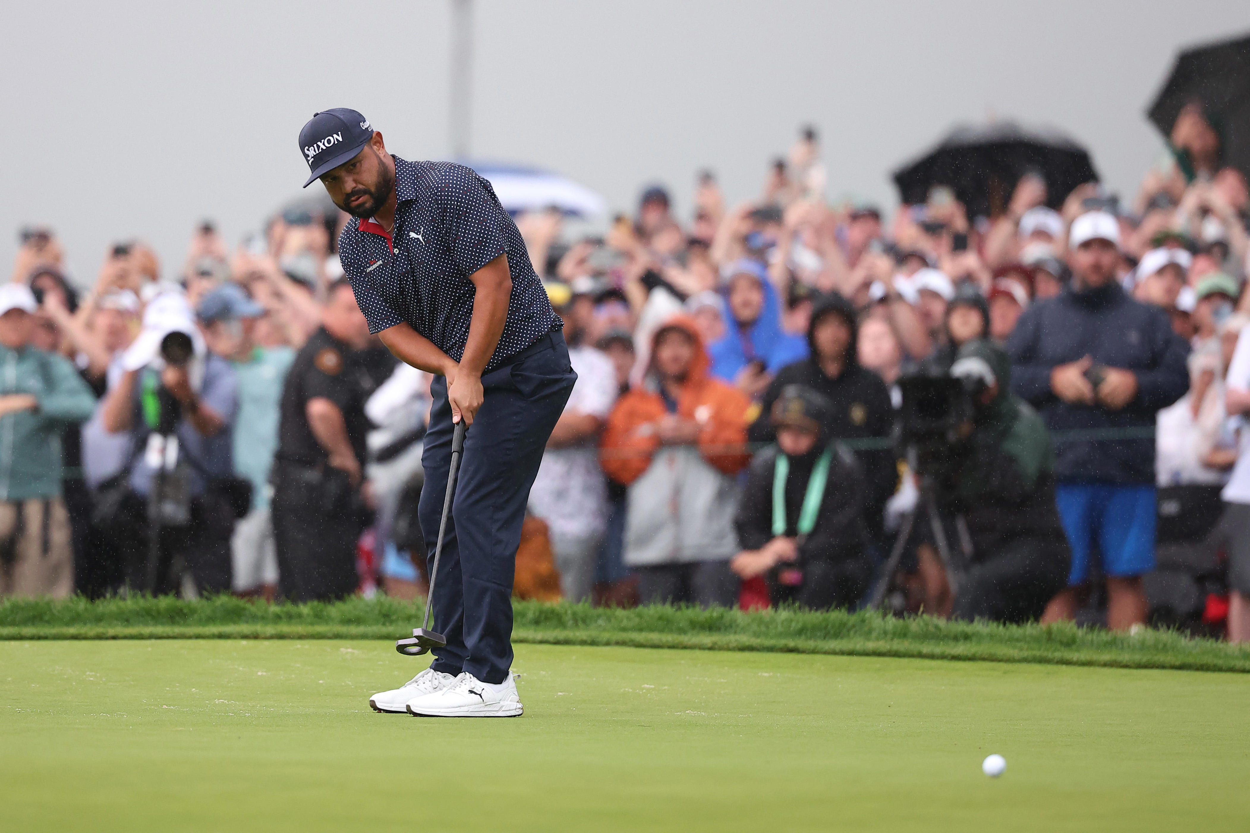 New angle of J.J. Spaun's 64-foot U.S. Open putt shows how hard it was