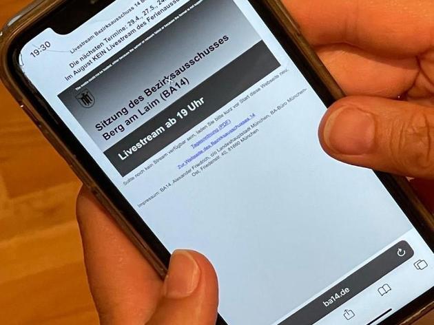 Mehr Teilhabe an Lokalpolitik: BA Berg am Laim will Streaming-Angebot ...