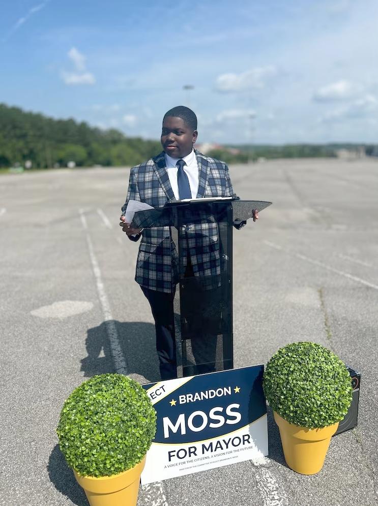 Brandon Moss, 18, Announces Bid for Mayor of Fairfield, AL in 2025 ...