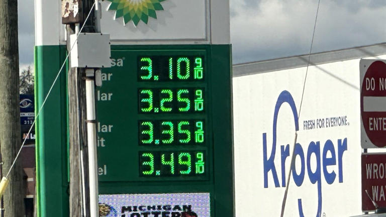 Michigan gas prices drop 8 cents since last week, AAA says