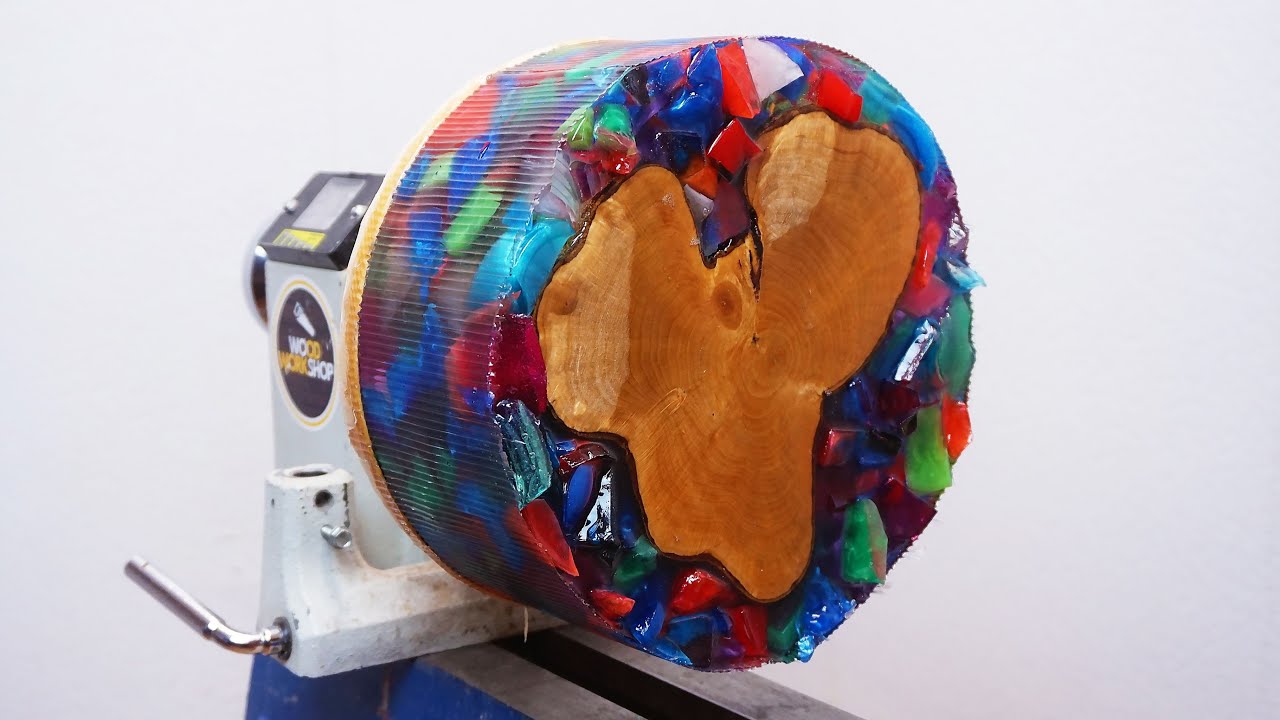 How this man used resin scraps and made art