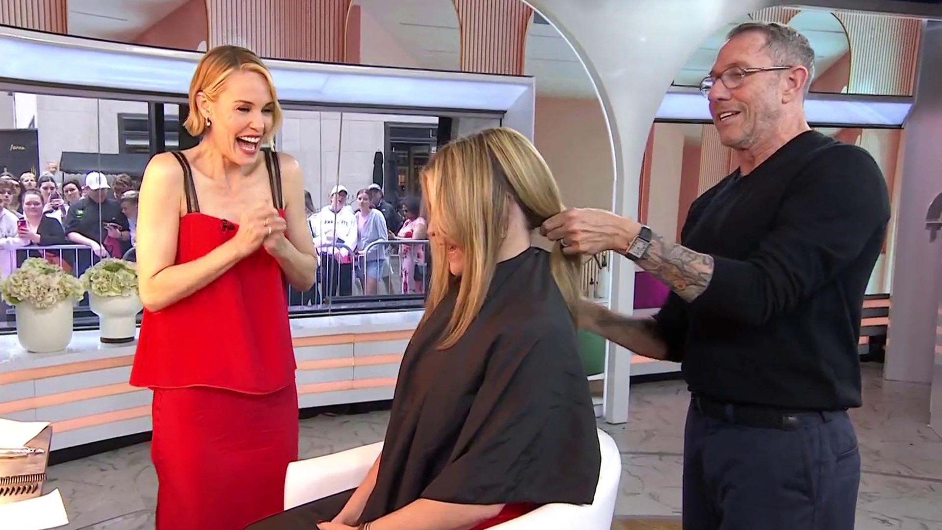 See Jenna Bush Hager Get a Modern Bob Haircut Live on TODAY