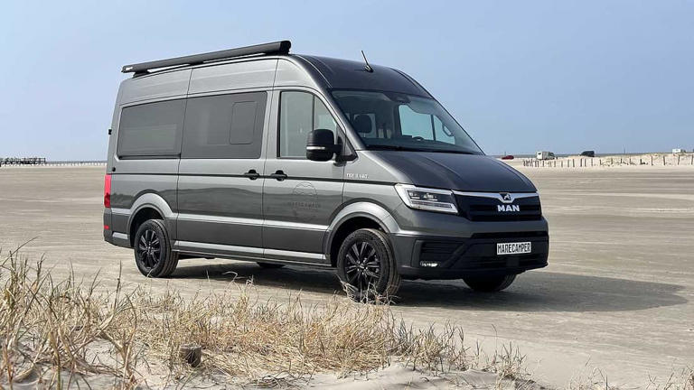Marecamper 2.0 auf MAN TGE, Ducato und mehr: Stylisher Campingbus ohne Bad