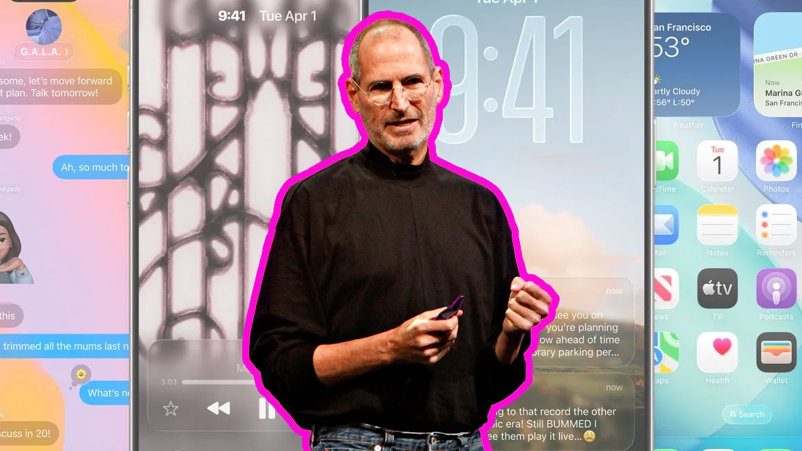 You can hate iOS 26 and Liquid Glass but the Steve Jobs nostalgia needs ...