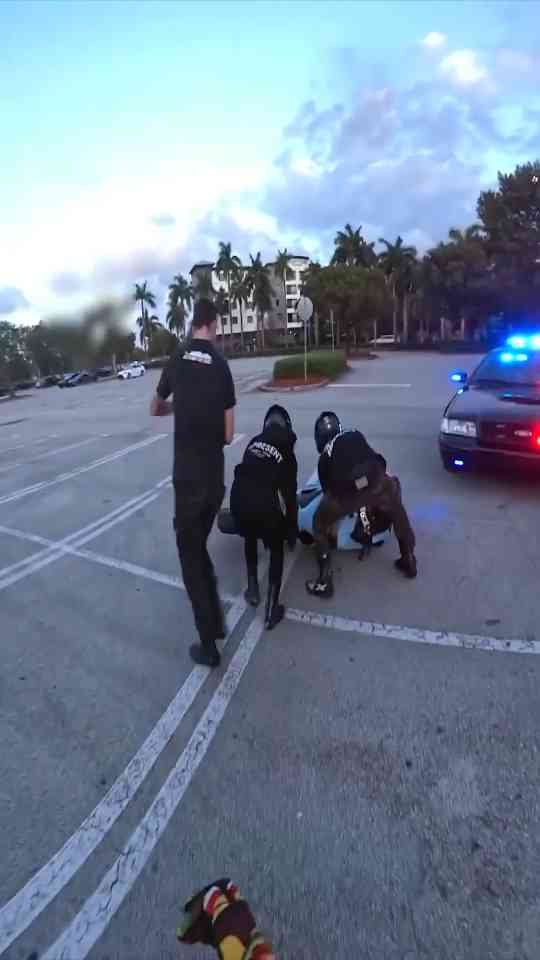 Biker drops her motorcycle while getting pulled over by the cops 🥴 ...