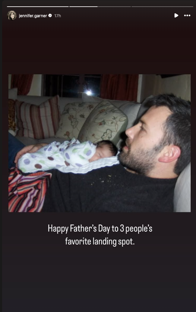 Jennifer Garner Shares Sweet Father's Day Tribute to Ben Affleck